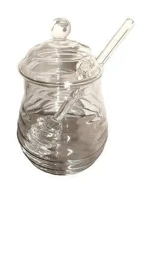 HUEGAH HOME Miel Honey Pot & Dipper - Na