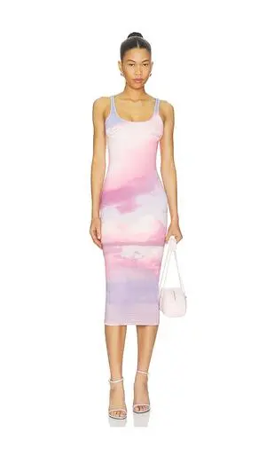 Blumarine Printed Jersey Dress
