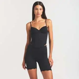 SKIMS Lace Shapewear Short - Onyx