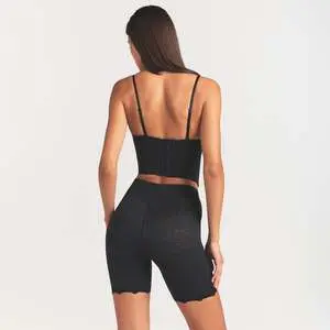 SKIMS Lace Shapewear Short - Onyx