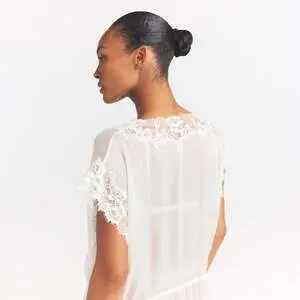 SKIMS Long Robe | White | | Romance