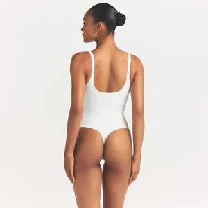 SKIMS Unlined Plunge Thong Bodysuit