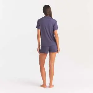SKIMS Short Pajama Set | Blue | | Soft Lounge