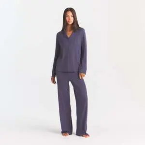 SKIMS Pajama Set | Blue | | Soft Lounge - Sleet