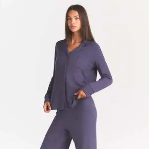 SKIMS Pajama Set | Blue | | Soft Lounge - Sleet