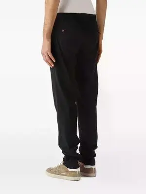 PT TORINO Drawstring Pleated Trousers - Black