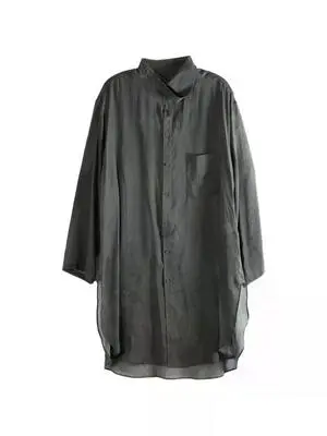 Yohji Yamamoto Front-pocket Shirt - Grey