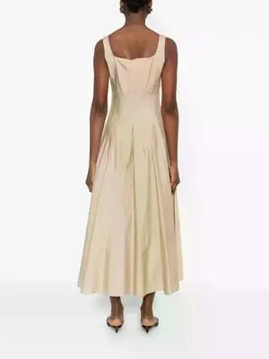 Max Mara Pleated Midi Dress