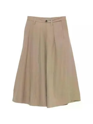 Brunello Cucinelli Button-embellished A-line Skirt
