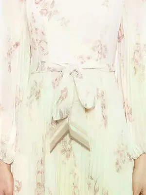 Zimmermann Sunray Midi Dress - Neutrals
