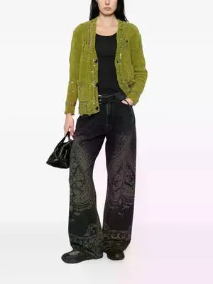 R13 Damon Paisley Jeans