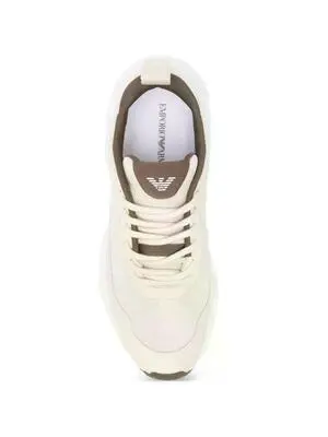 Emporio Armani Technical Knit Sneakers - Neutrals