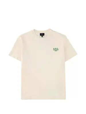 A.p.c. Logo Print T-shirt - Neutrals