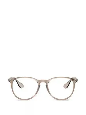 Ray-ban Erika Round-frame Eyeglasses - Neutrals