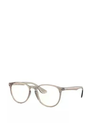 Ray-ban Erika Round-frame Eyeglasses - Neutrals