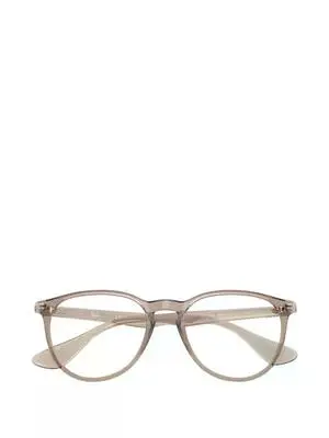 Ray-ban Erika Round-frame Eyeglasses - Neutrals