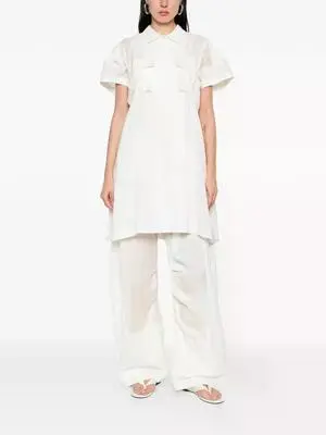 Sacai Panelled Shirt Mini Dress
