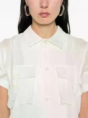 Sacai Panelled Shirt Mini Dress