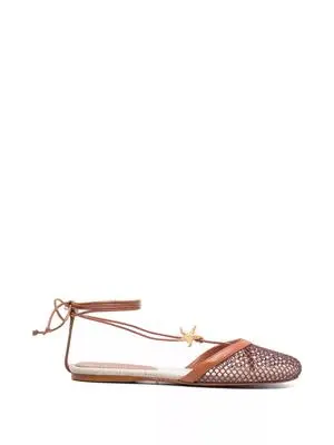 Farm Rio Starfish Lace-up Sandals