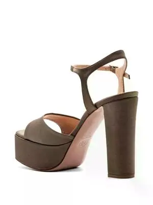 Roberto Festa Platform Strap Sandals - Green