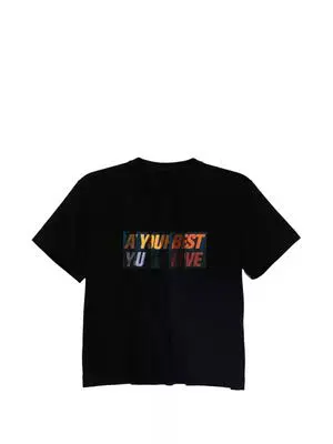 Sacai Slogan-print T-shirt
