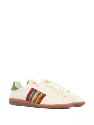 Dsquared2 Low Top Sneakers With Rainbow Stripes - Neutrals