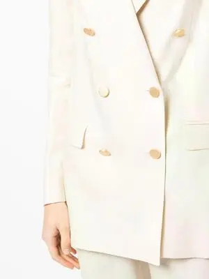 Tagliatore Double-breasted Linen Suit - Neutrals