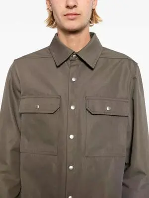 Rick Owens Pocket Shirt Jacket - Brown