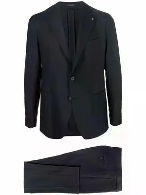 Tagliatore Single-breasted Tailored Suit - Blue