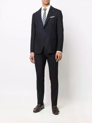 Tagliatore Single-breasted Tailored Suit - Blue
