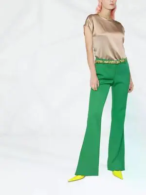 GIANLUCA CAPANNOLO Satin-finish Short-sleeve T-shirt