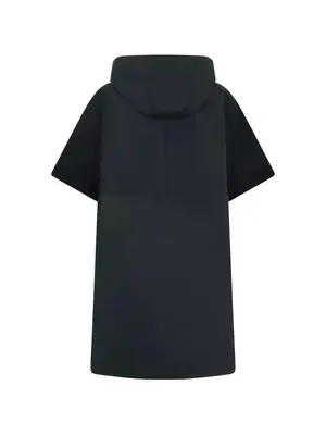 MOORER Hooded Short-sleeve Coat