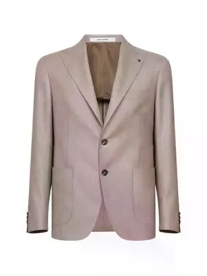 Tagliatore Two-button Peak Lapel Blazer - Neutrals