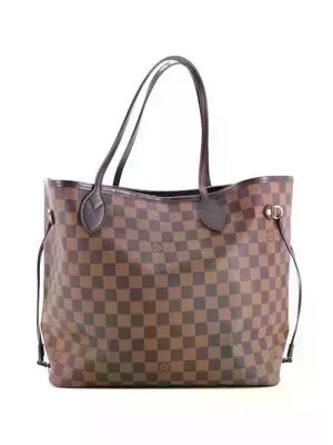 LOUIS VUITTON Neverfull Damier Mm Tote Bag - Brown