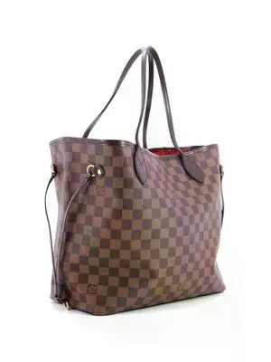 LOUIS VUITTON Neverfull Damier Mm Tote Bag - Brown