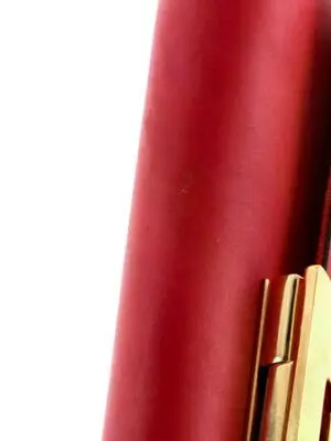 LOUIS VUITTON Chain Louise Leather Gm Clutch Bag - Red