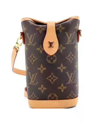 LOUIS VUITTON Monogram Canvas Fold Me Pouch Crossbody Bag - Brown