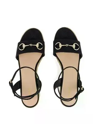 Gucci 75mm Wedge Espadrilles