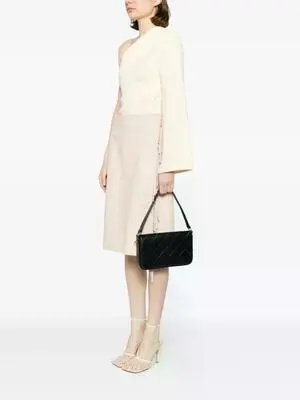 Missoni Flap Wave Leather Shoulder Bag