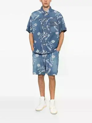 MASTERMIND WORLD Patterned Denim Shorts