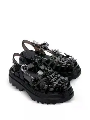 Melissa X Susan Fang Possession Platform Sandals - Black