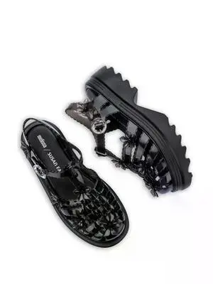 Melissa X Susan Fang Possession Platform Sandals - Black