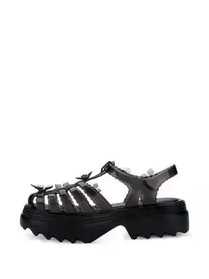 Melissa X Susan Fang Possession Platform Sandals - Black