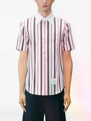 Thom Browne Repp Striped Poplin Shirt