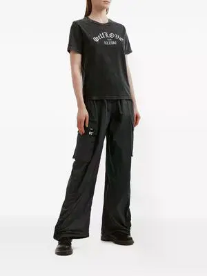 Izzue Printed T-shirt - Black