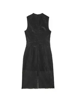 Cecilie Bahnsen Devin Windflower-embellished Midi Dress - Black
