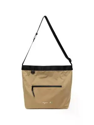 AGNES B. Large Fred Shoulder Bag - Neutrals