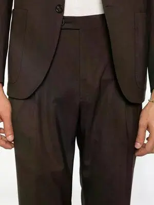 Corneliani Pleated Trousers - Brown