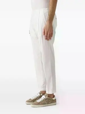 DONDUP Buttoned Trousers - White