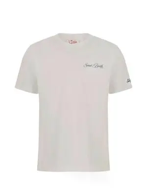 MC2 SAINT BARTH Short-sleeve Graphic-print T-shirt - White